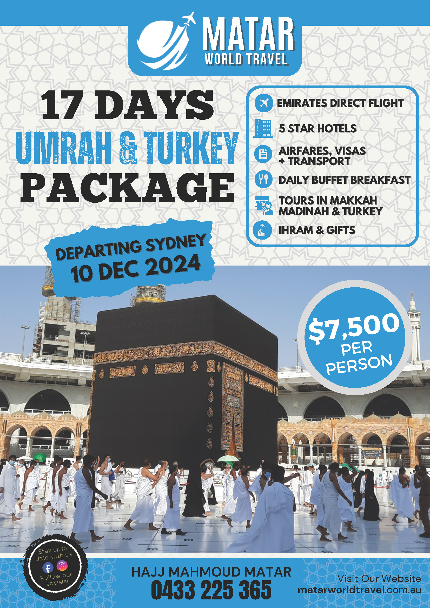 December Package Umrah Turkey - Matar Travel World